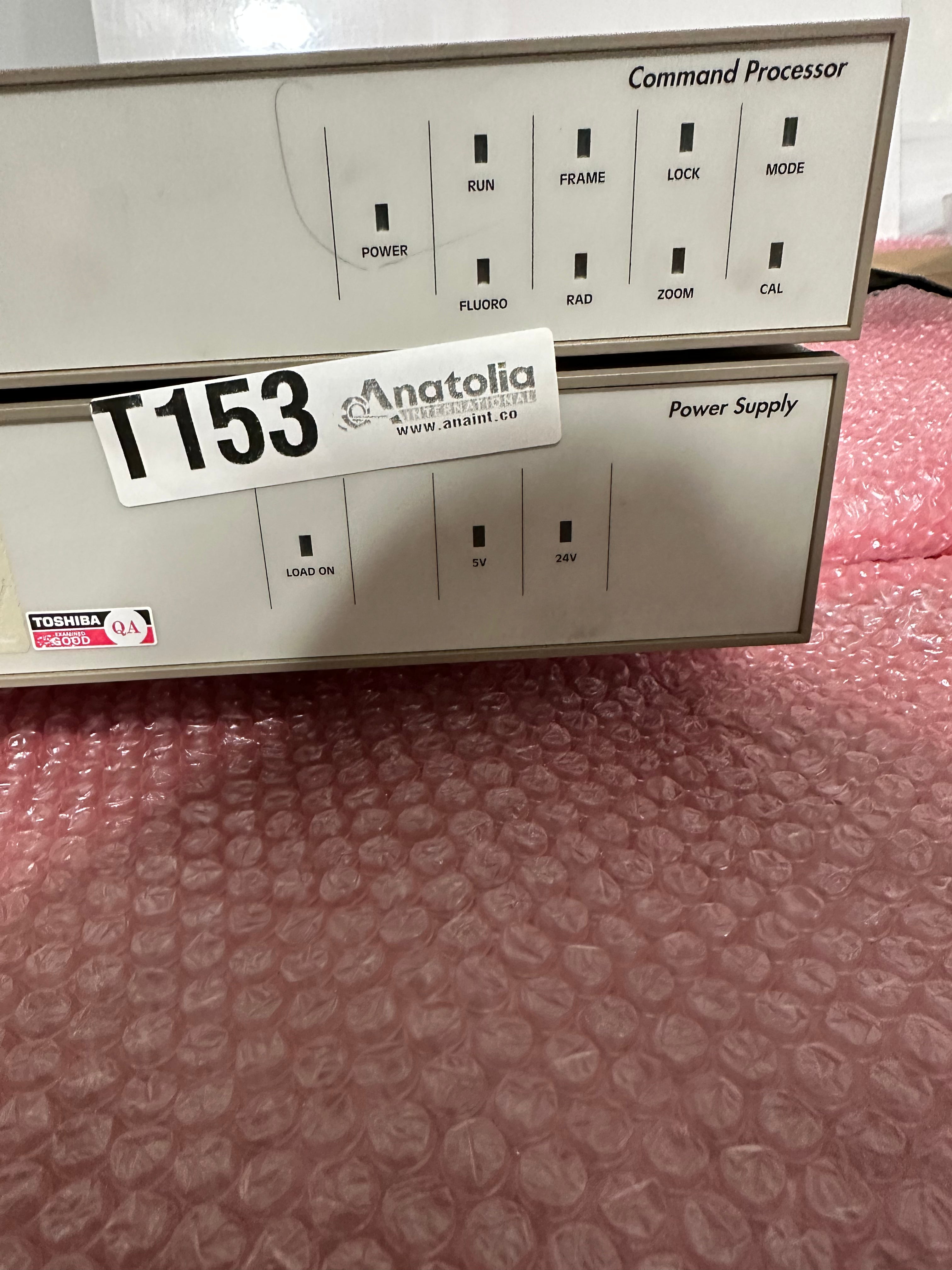 VARIAN PAXSCAN COMMAND PROCESSOR & POWER SUPPLY P/N'S 12620 & 11553R